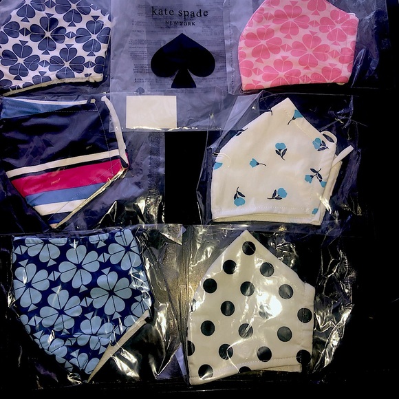 kate spade | Accessories | Face Mask By Kate Spade Beautiful Colors ...